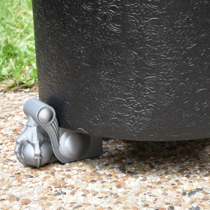 Decorative and Durable Plant Pot Feet / Planter Risers, 4-inch – GLU3D ...