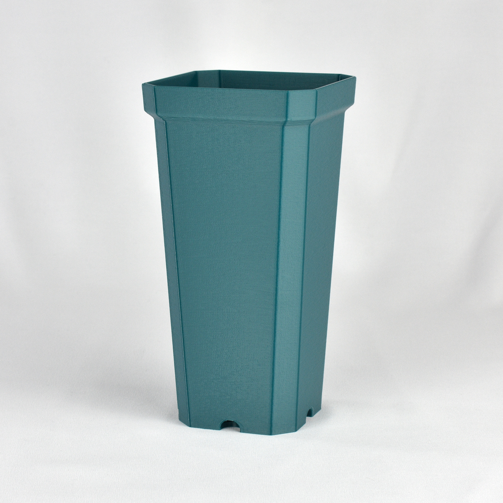 Tall and Narrow Plant Pot, Dark Green, 7-inch Height – GLU3D Prints