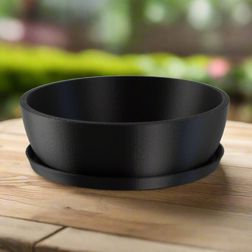 6-inch Round Modern Bonsai Pot – GLU3D Prints