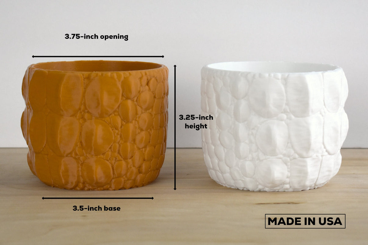 4-inch Alligator Planter Pot with Optional Drainage, Outdoor Safe ...