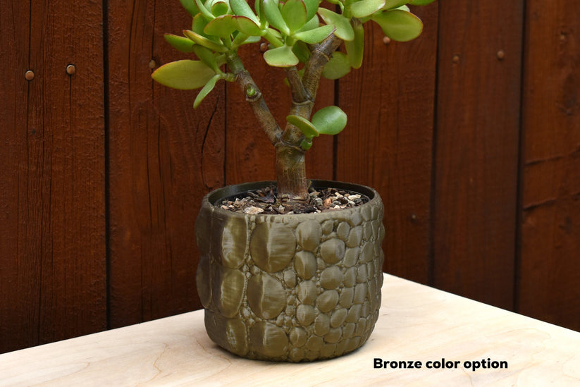 4-inch Alligator Planter Pot with Optional Drainage, Outdoor Safe ...